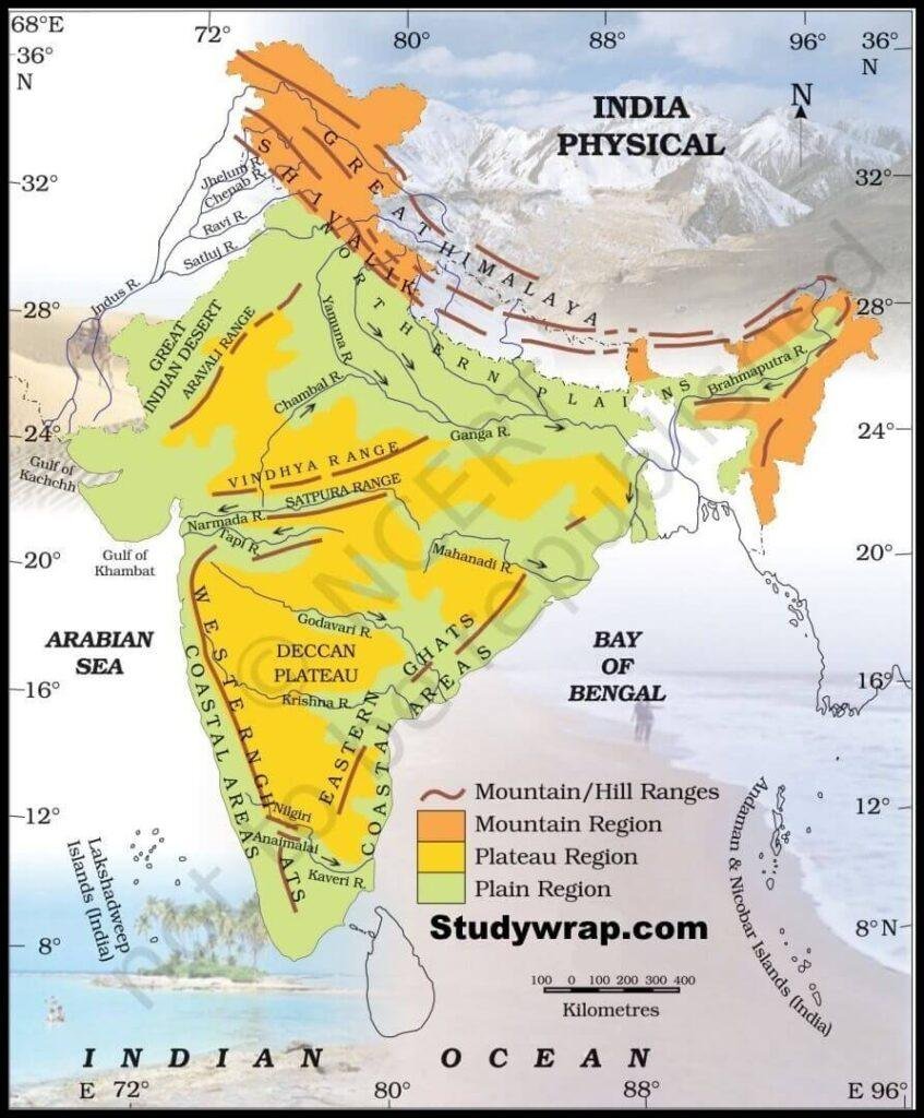 Major Mountain Ranges in India: Comprehensive List, Map, and ...