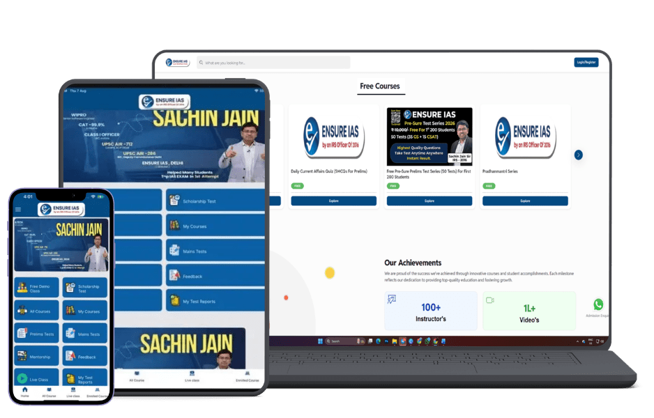 Best IAS Coaching in Delhi – ENSURE IAS | Top UPSC Institute